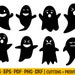 Cute Ghost Svg Bundle, Ghost Clipart Svg Files, Funny Halloween Svg for ...