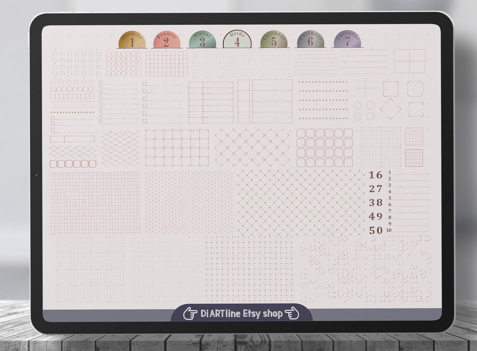 Functional Stickers for Digital Planner, Digital Sticker Book, Vintage ...