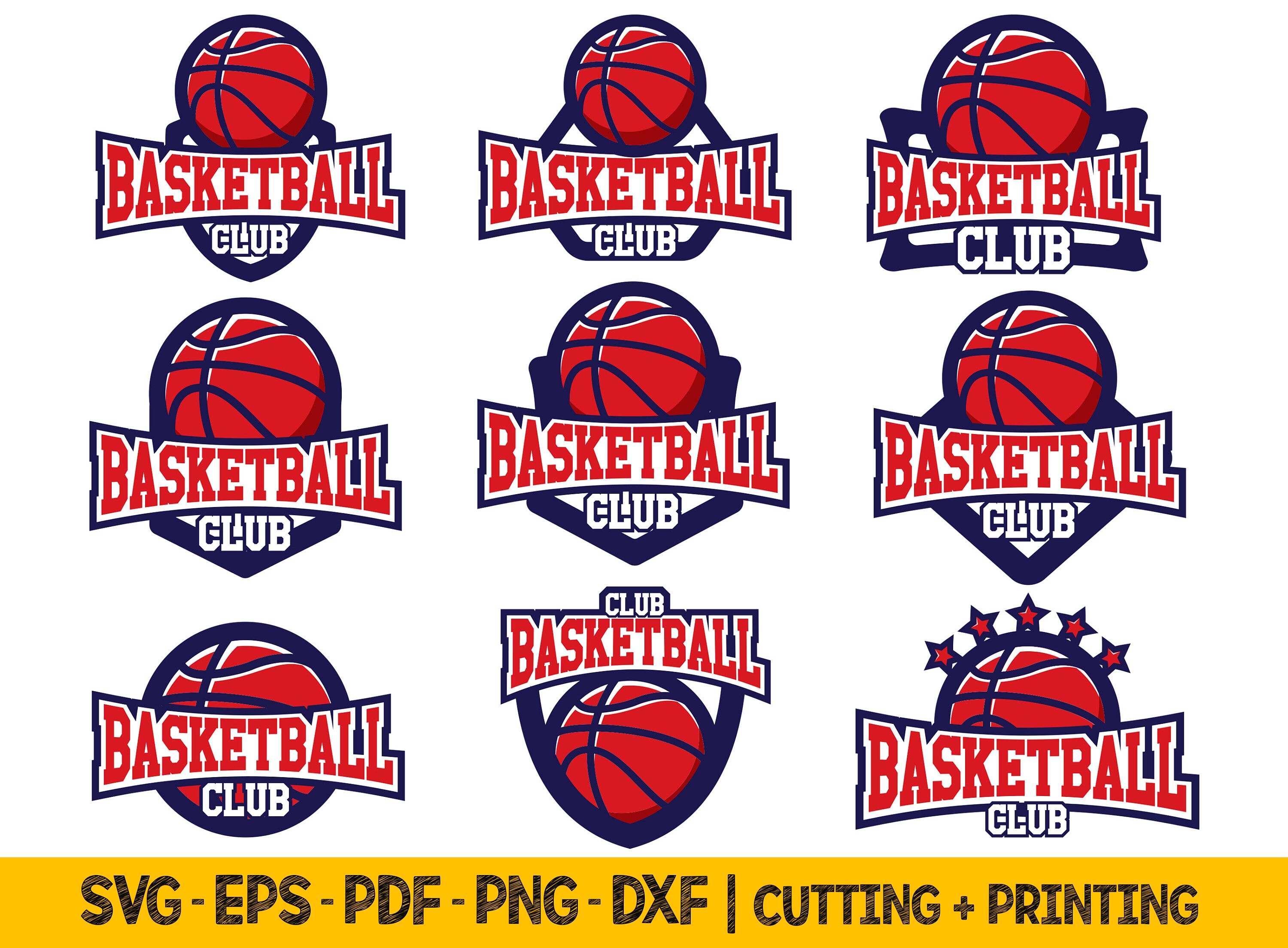 Basketball Svg Files for Cricut, Basketball Clipart, Basketball Team ...