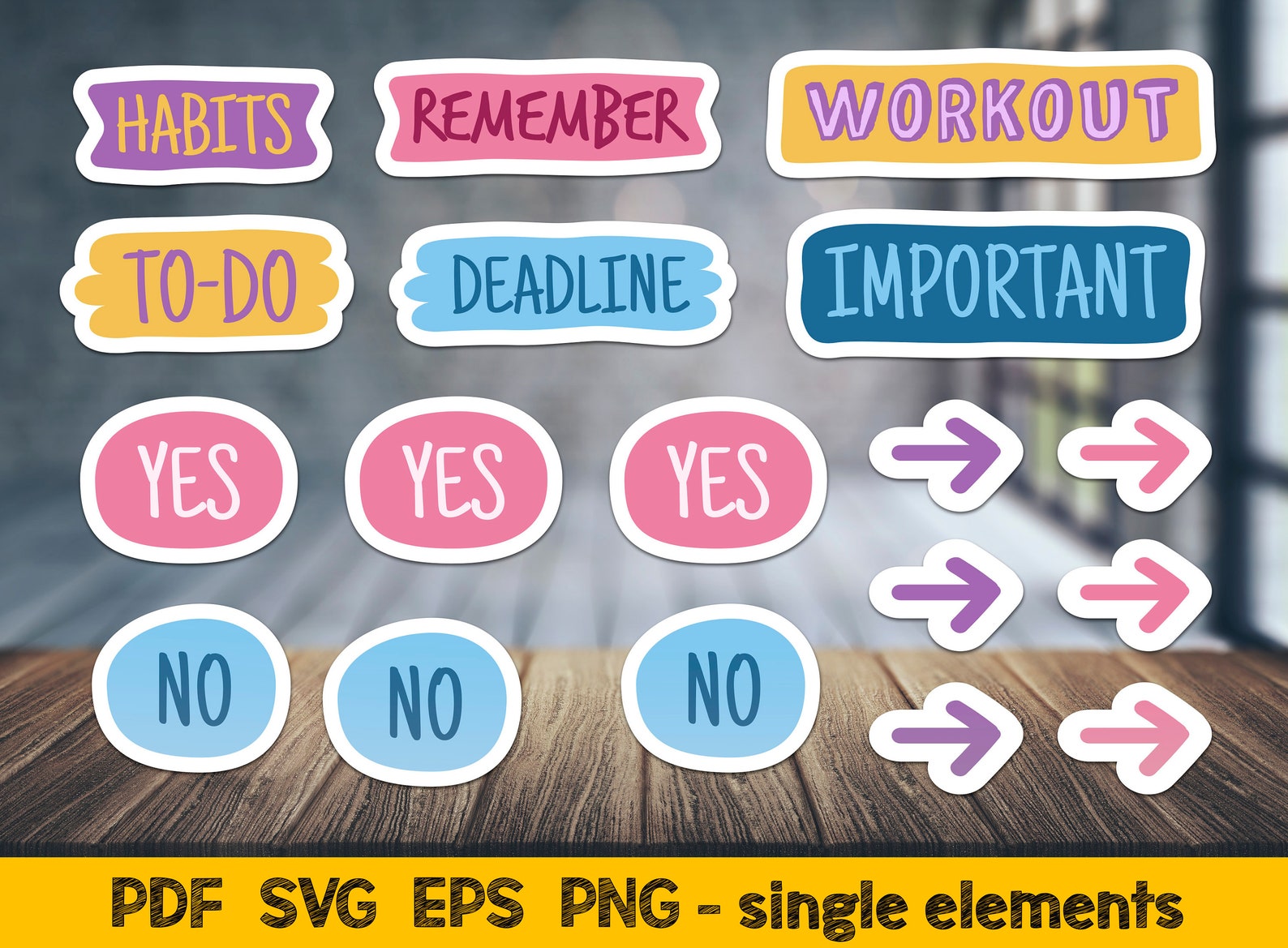 Planner Stickers Digital Digital Planner Stickers Kit Ipad - Etsy