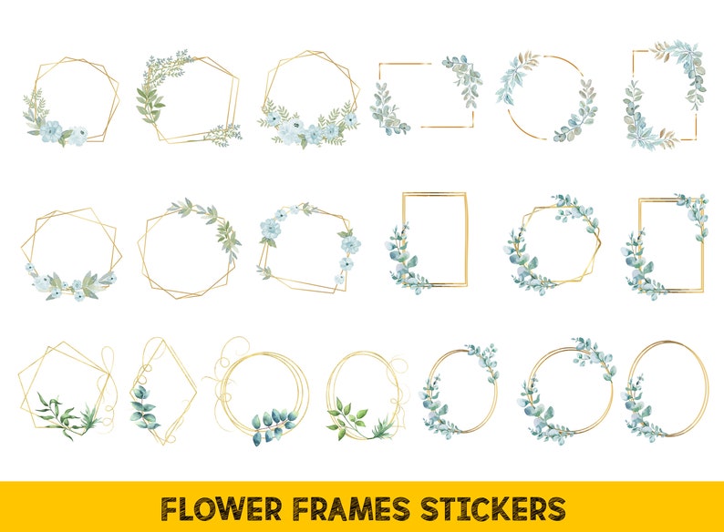 Floral Goodnotes Planner Stickers Digital Download Digital - Etsy