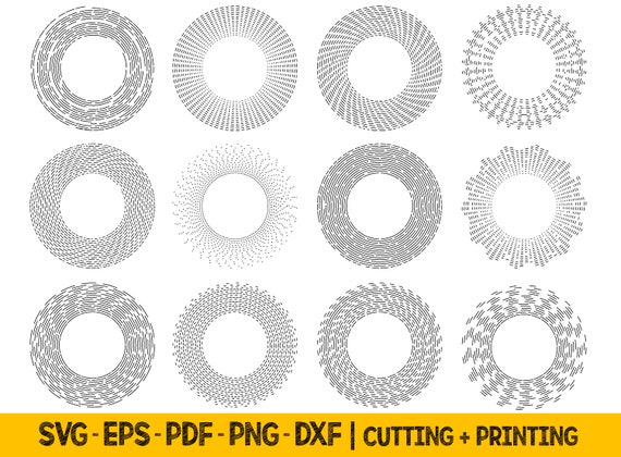 Radial Sun Rays Svg Files for Cricut Sunshine Svg Cut Files - Etsy