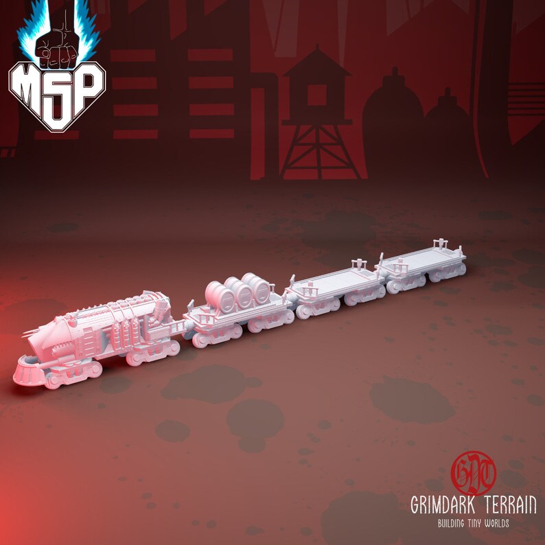 Heresy Train Starter Pack Grimdark Terrain 3D Printed - Etsy