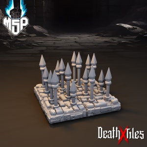Dungeon Tile Floor Spike Trap - Deathxtiles - 3D Printed Tabletop ...