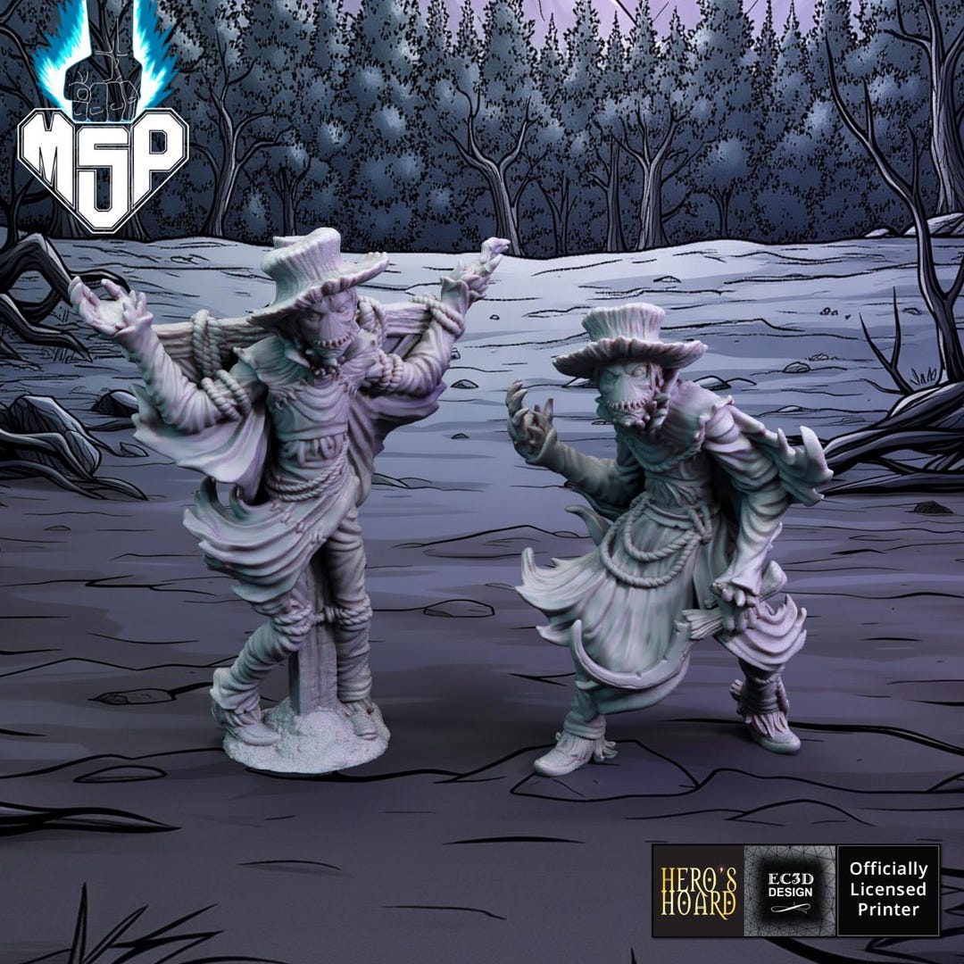 Scarecrow - Beasts and Baddies - EC3D - 3D Printed Tabletop Miniature ...