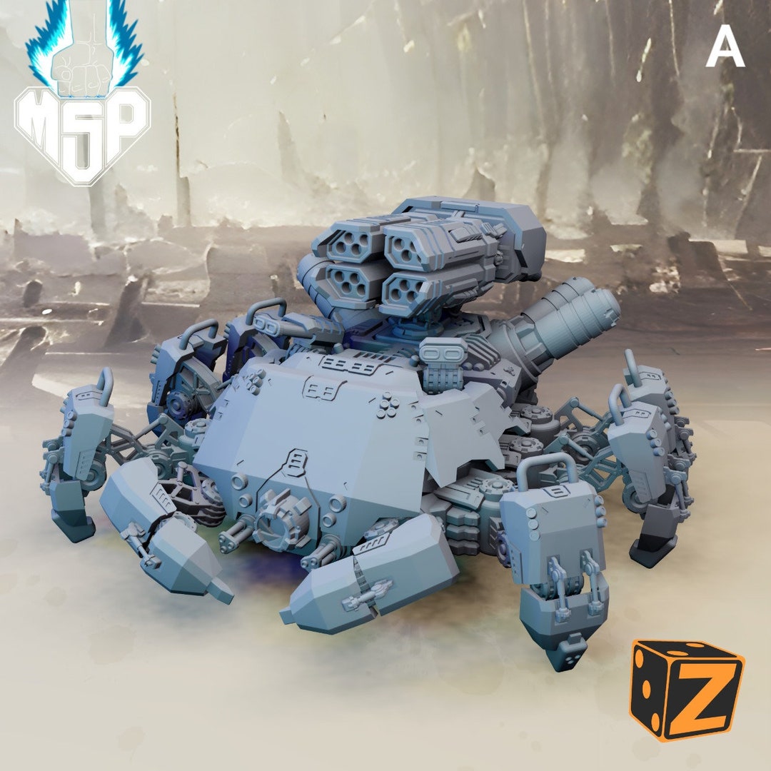 Plato Land Crawler - the Tech Army - Full Spectrum Dominance - Resin 3D ...