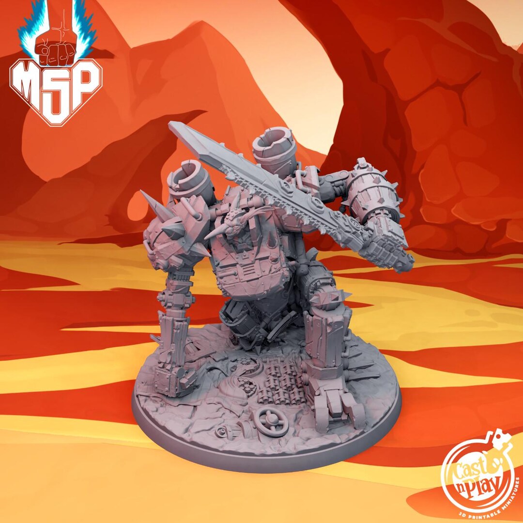 Goblin Meka Pose C - the Goblin Convoy - Cast N Play - 3D Printed ...