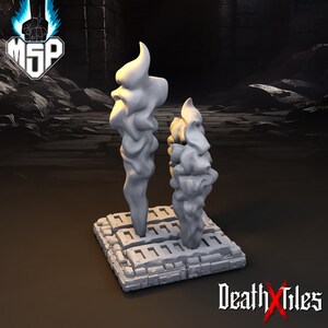 Dungeon Tile Floor Fire Trap - Deathxtiles - 3D Printed Tabletop ...
