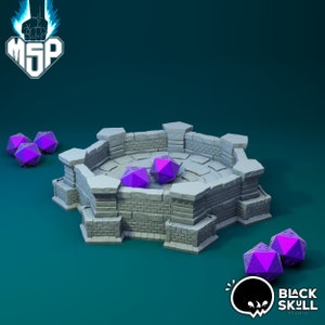 Seven Towers Dice Tray - Dice N Roll - Dice Tower - Dice Cup - 3D ...