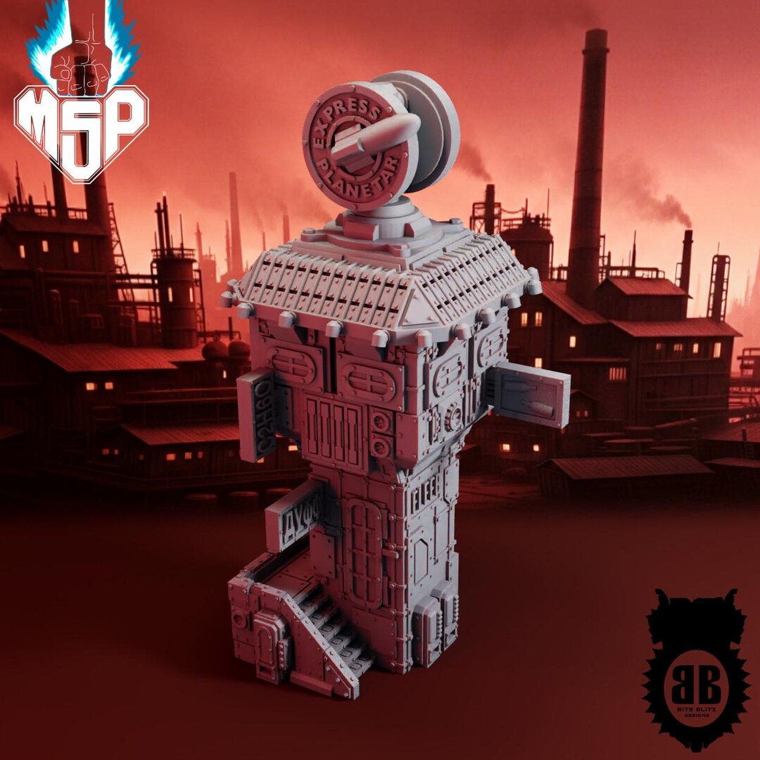 Tech Shanty Tower Two V1 - Bits Blitz Designs - 6/8mm - 3D Printed ...
