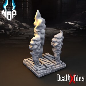 Dungeon Tile Floor Fire Trap - Deathxtiles - 3D Printed Tabletop ...