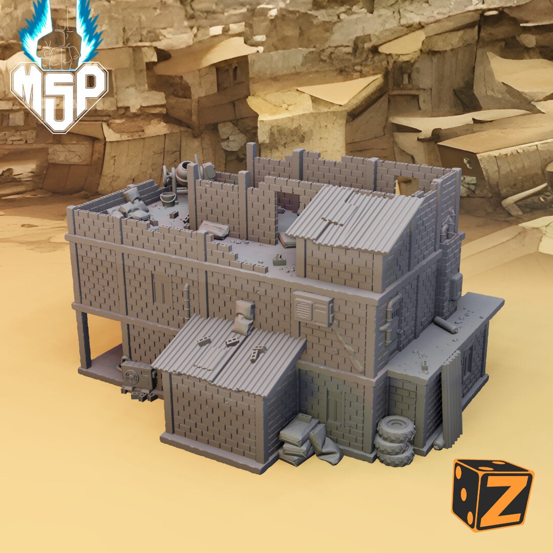 Favela Building 1 - Favelas Terrain - the Lazy Forger - Full Spectrum ...