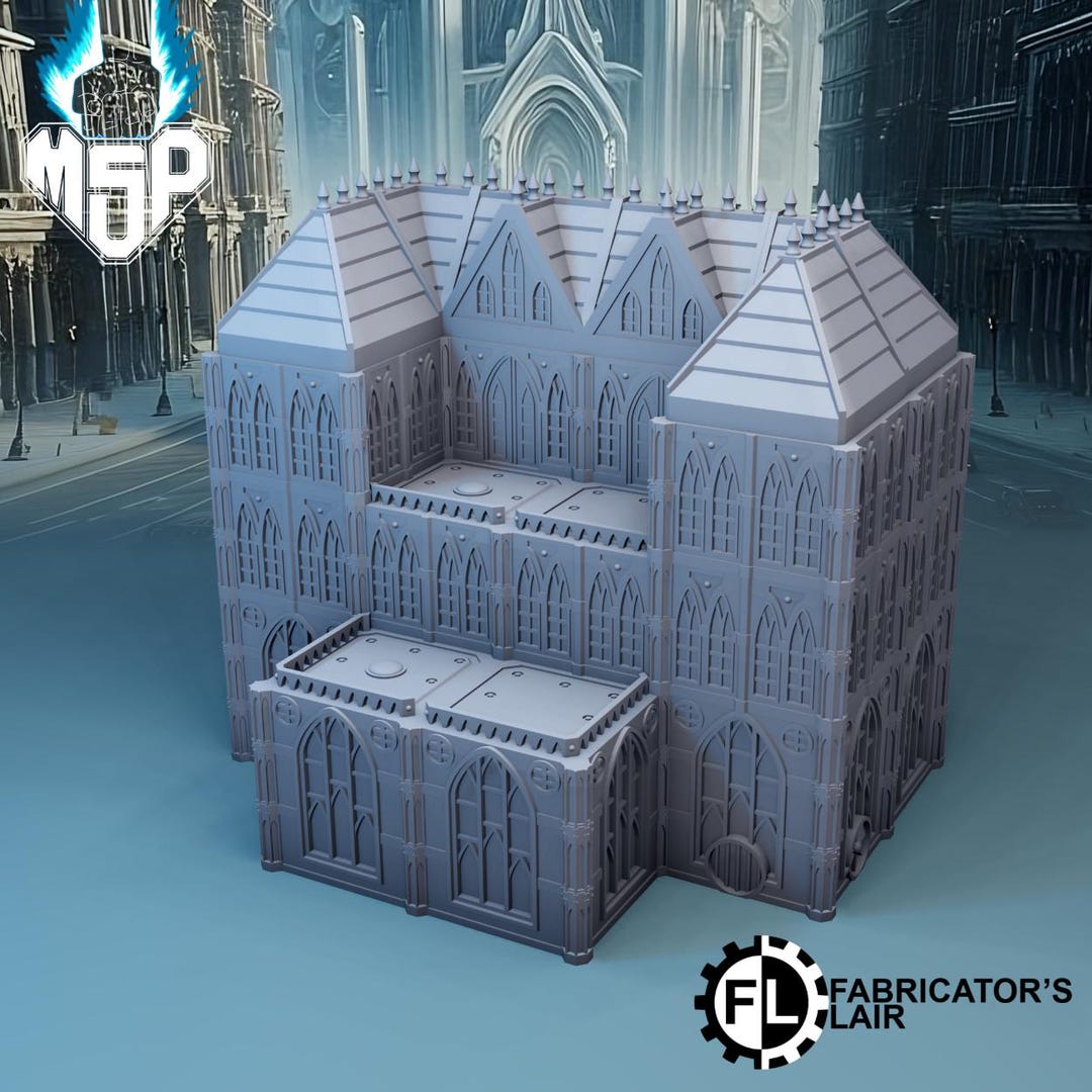 Building 22 Epic Sector Sanctuary Fabricator's Lair 3D Printed ...