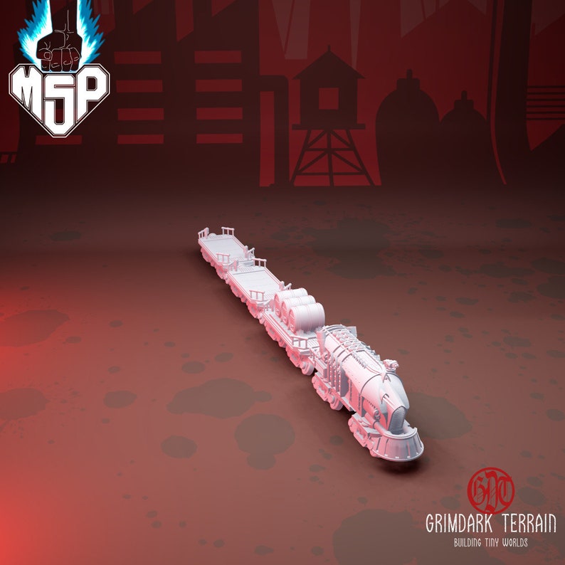 Heresy Train Starter Pack Grimdark Terrain 3D Printed - Etsy