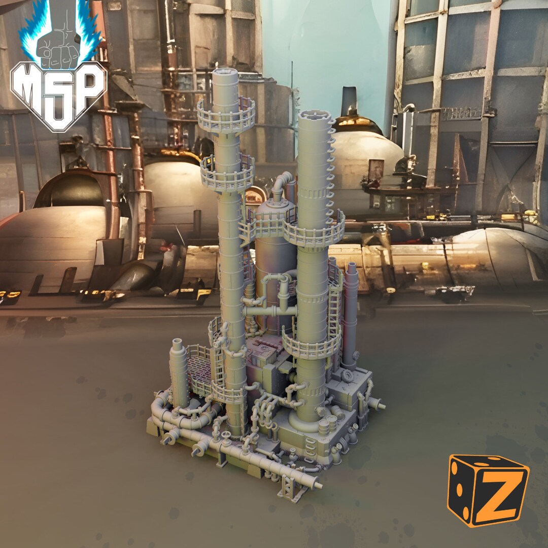 Refinery V1 - Industrial Ground Terrain - the Lazy Forger - Full ...