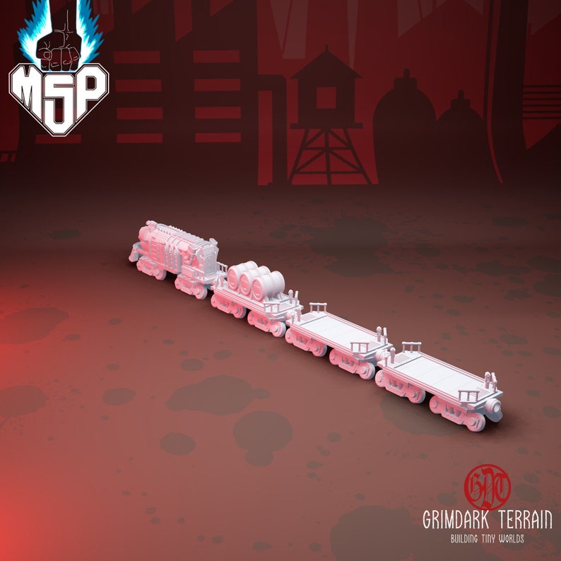 Heresy Train Starter Pack Grimdark Terrain 3D Printed - Etsy