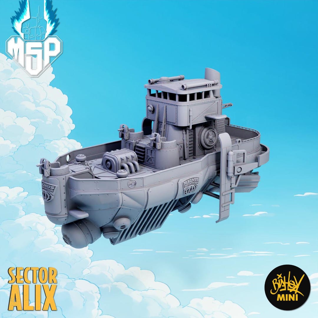 Cargo Magnus Small - Sector AL-IX - Bishok Mini - 12mm Scale - 3D ...