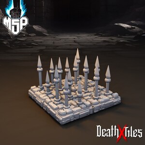 Dungeon Tile Floor Spike Trap - Deathxtiles - 3D Printed Tabletop ...