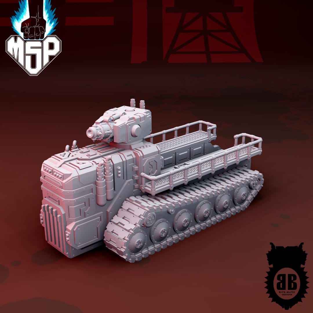 H09 Hog Transport Big Gun - Bits Blitz Designs - 6/8 Mm - 3D Printed ...