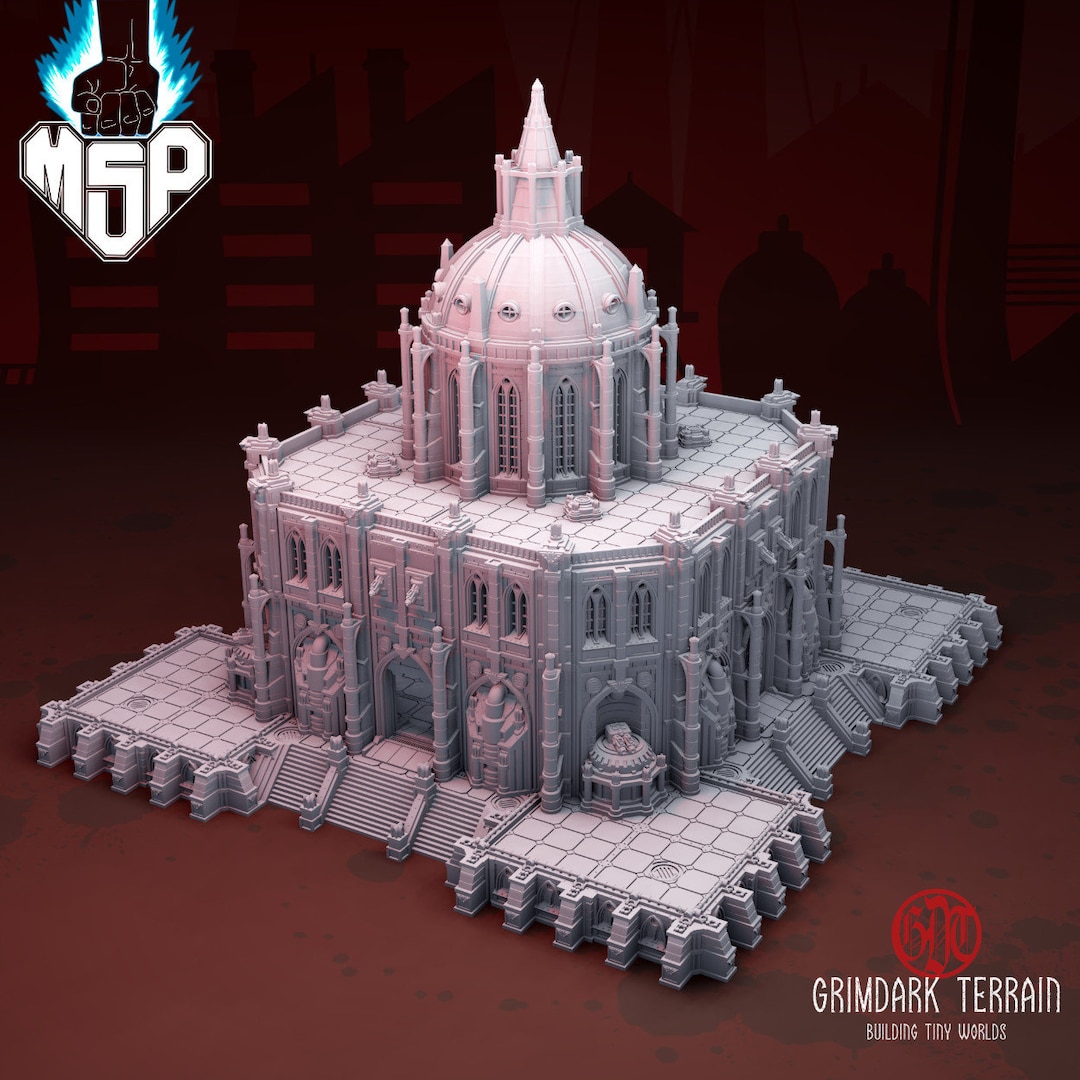 Administratum Strategium Set - Grimdark Terrain - 3D Printed Miniature ...