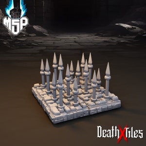 Dungeon Tile Floor Spike Trap - Deathxtiles - 3D Printed Tabletop ...