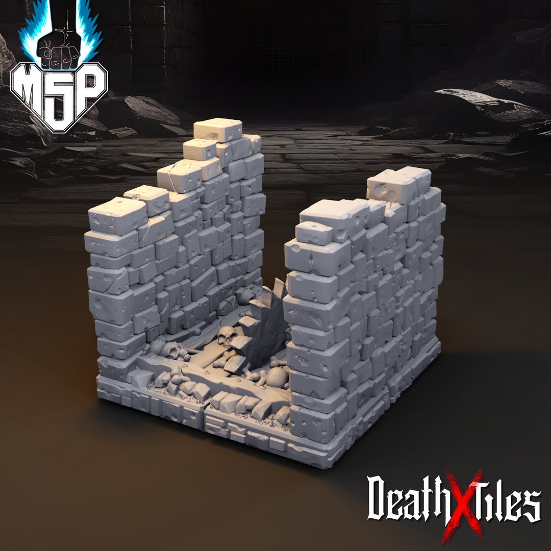 Dungeon Tile Hallway Sawblade Trap - Deathxtiles - 3D Printed Tabletop ...