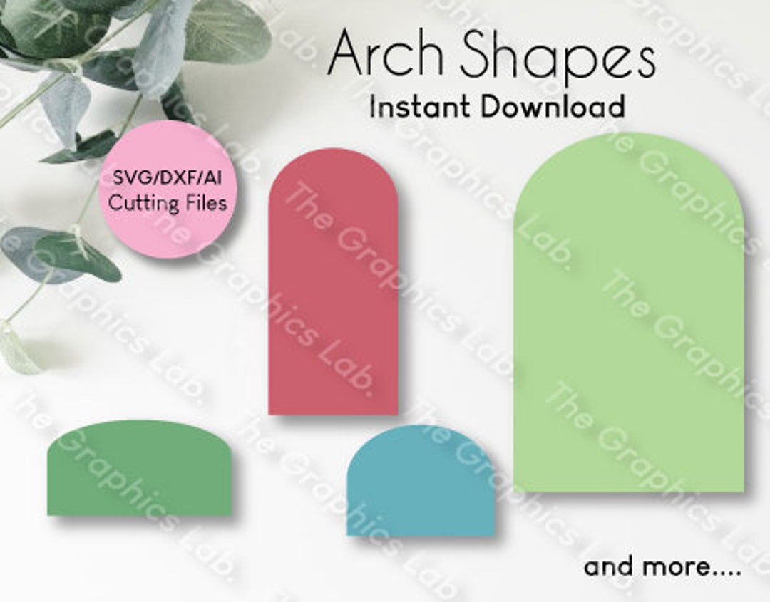 Arch Shape SVG File, Wedding Invitations / Svg / DXF / AI Cut Files for ...