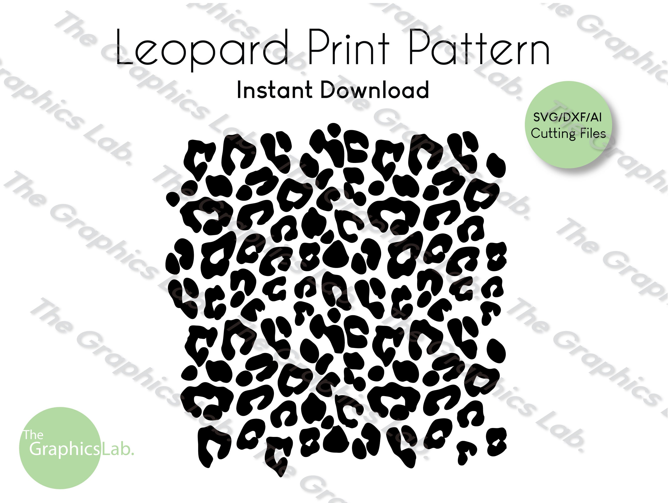 Leopard Print Pattern SVG, Leopard SVG Repeating Pattern, Animal Print ...