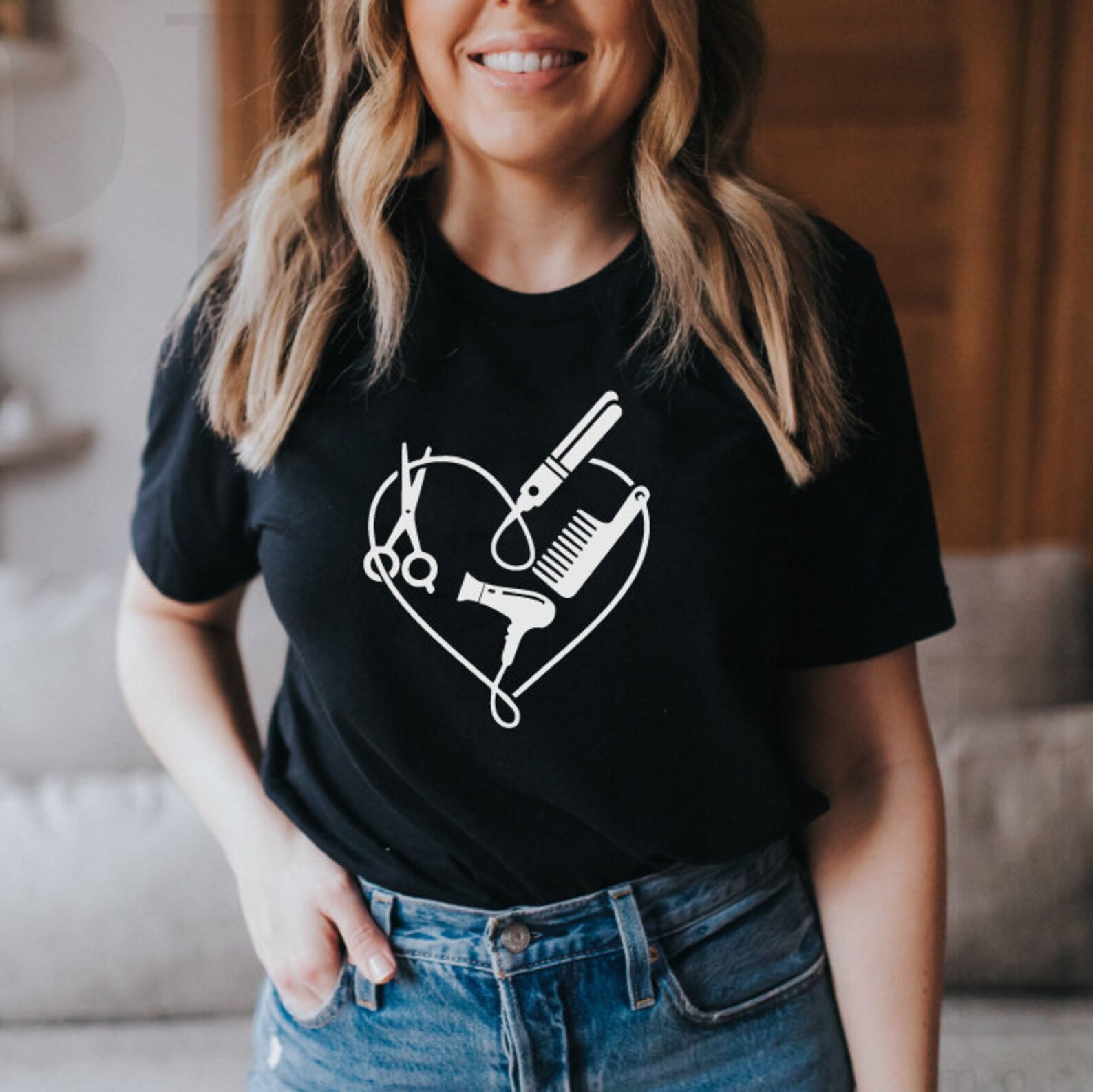 Hair Dresser Svg Hair Dresser Heart Svg Hair Stylist Heart Svg Png