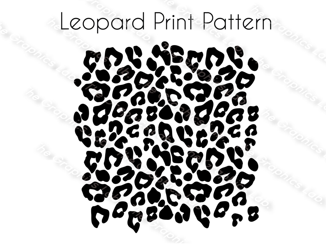 Leopard Print Pattern SVG, Leopard SVG Repeating Pattern, Animal Print ...