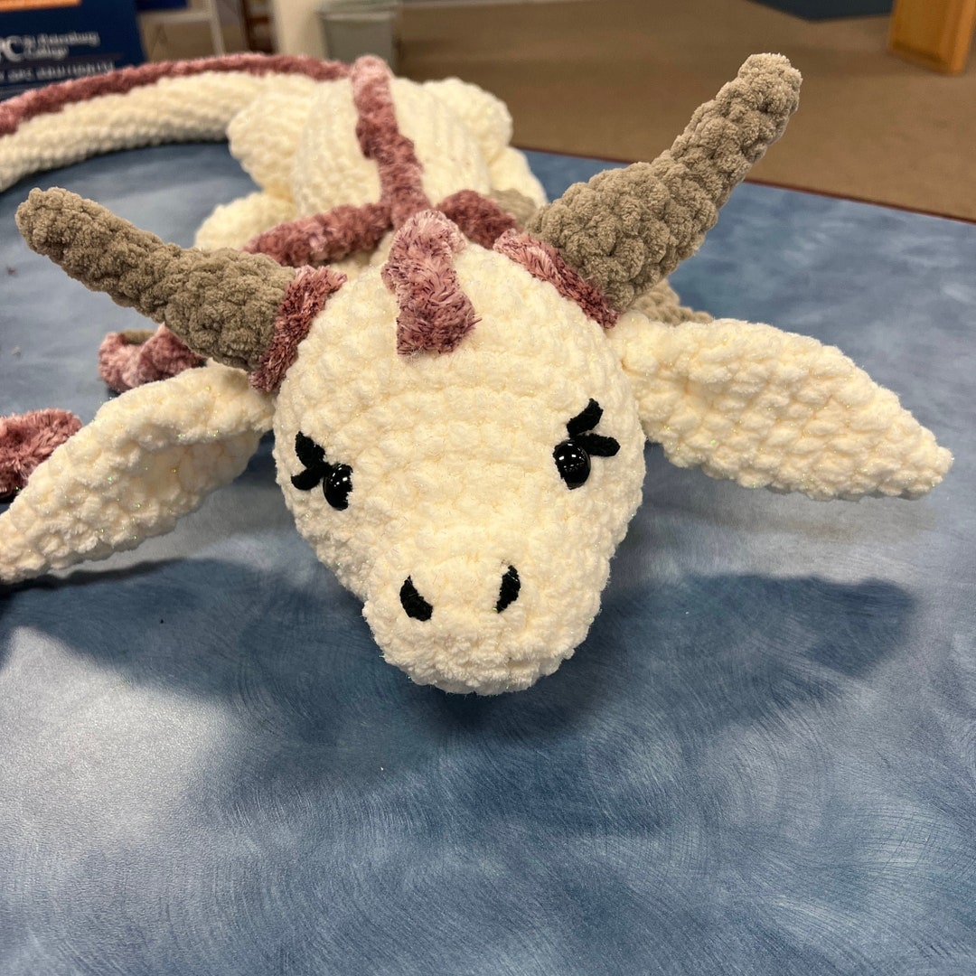 PREORDER Custom Large Dragon Plushie, Dragon Stuffed Toy, Emotional ...