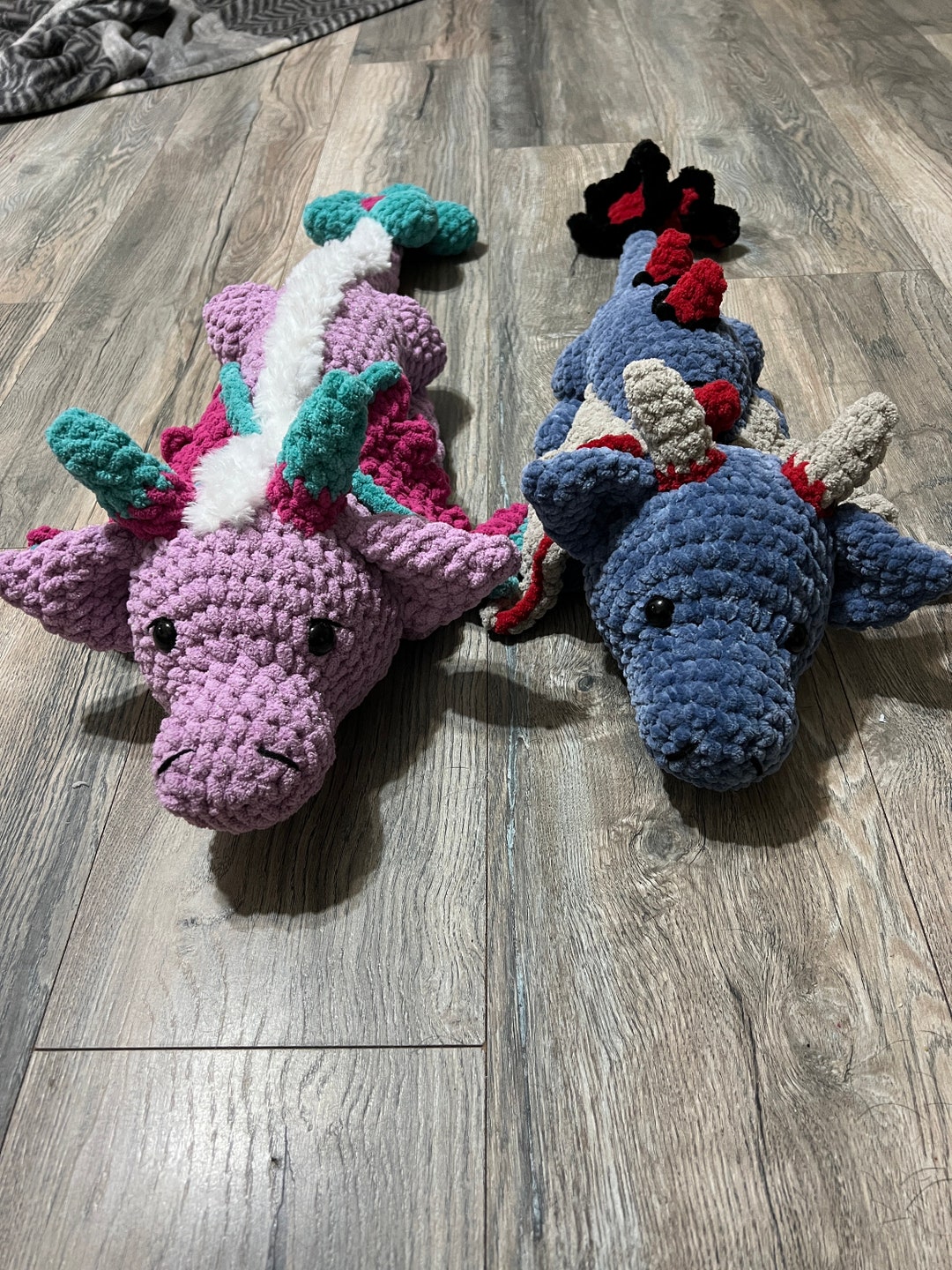 PREORDER Custom Medium Dragon Plushie, Dragon Stuffed Toy, Emotional ...