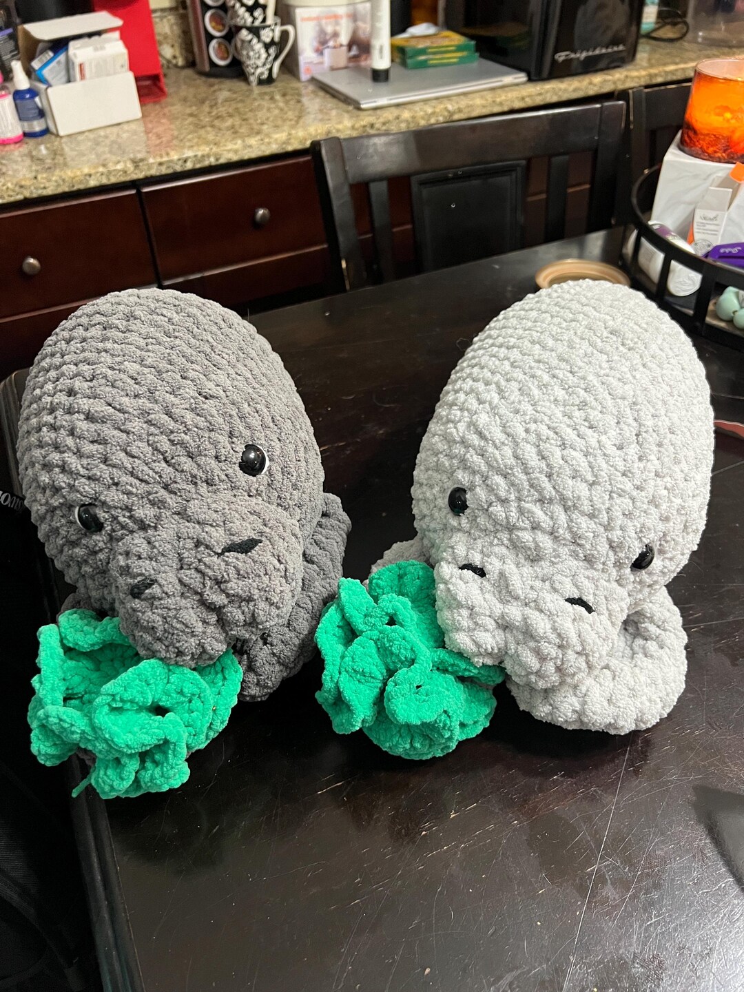 PREORDER Custom Manatee Plushie, Manatee Stuffed Toy, Emotional Support ...