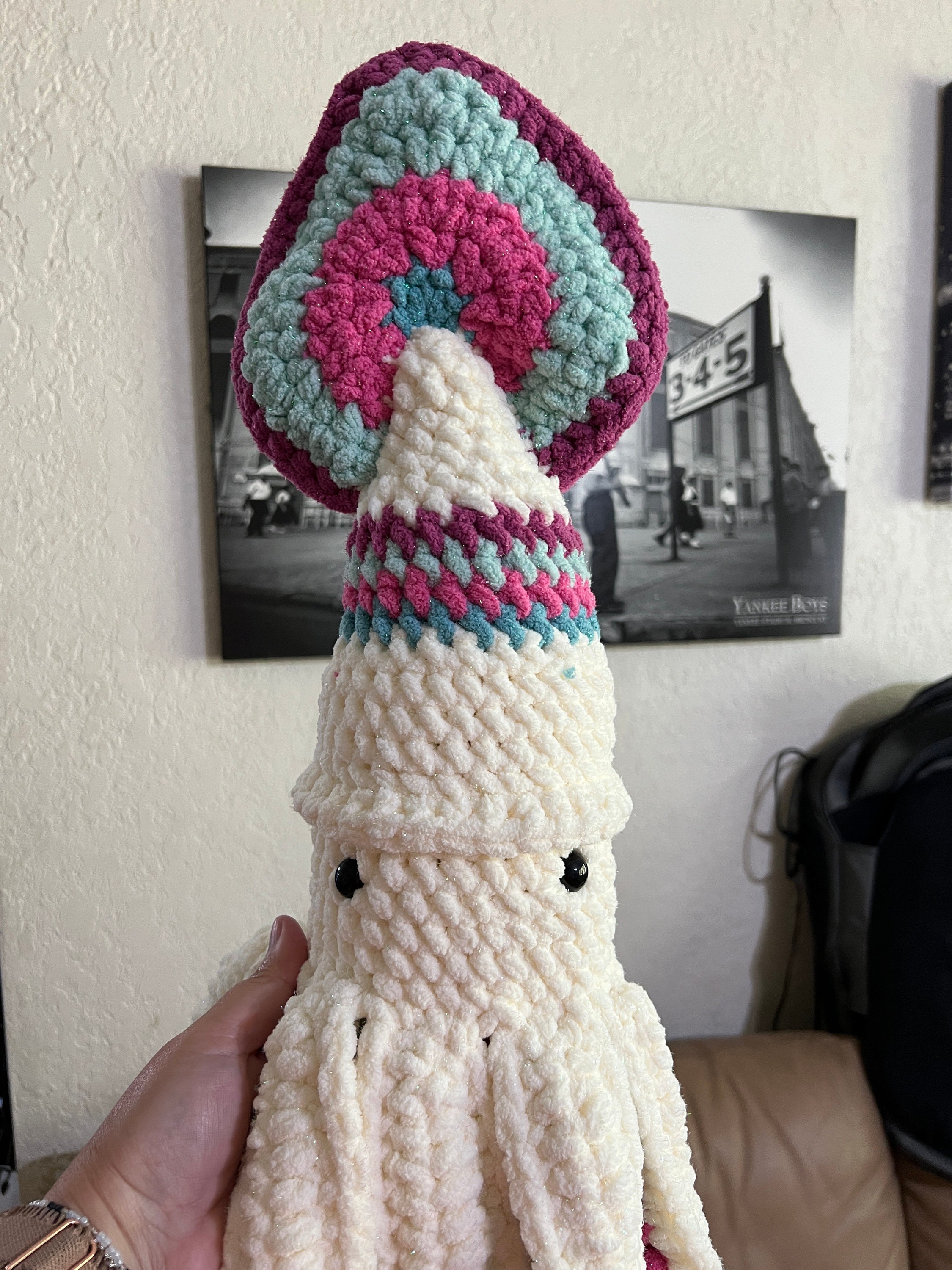 PREORDER Custom Squid Plushie, Squid Stuffed Toy, Emotional Support ...