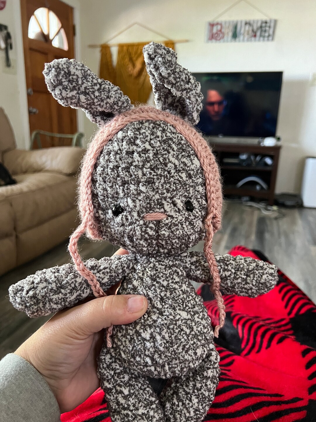 PREORDER for River Bunny in Blanket Yarn, Custom Bunny, Easter Bunny ...
