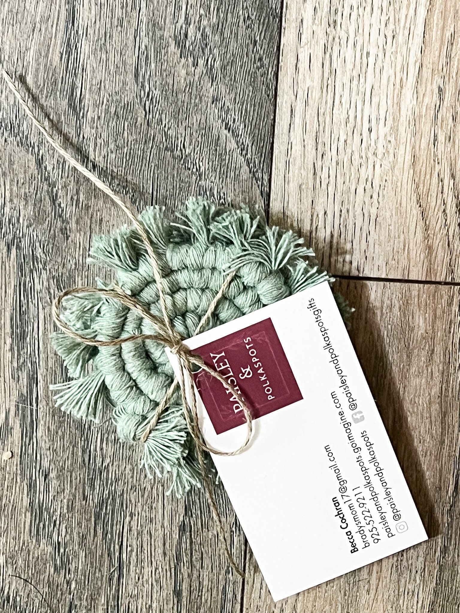 Macrame Car Cup Holder Coaster Boho Cup Coaster Mini Macrame - Etsy