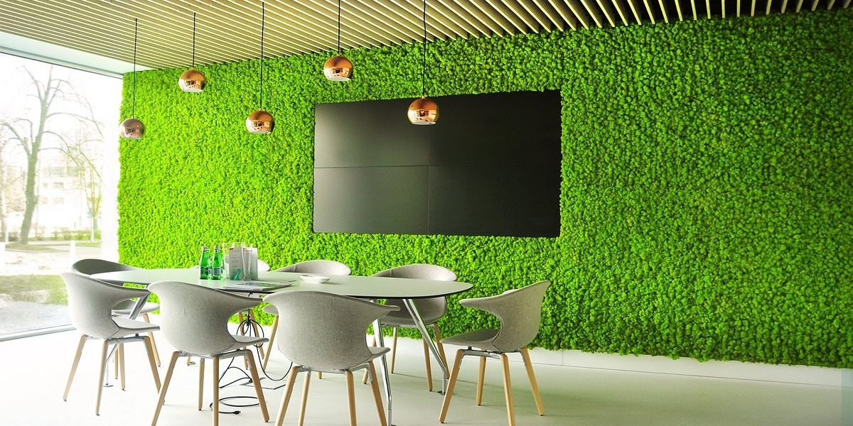 MOSS PANEL, PRESERVED Moss, Reindeer Moss Wall, Handmade Moss Panel ...