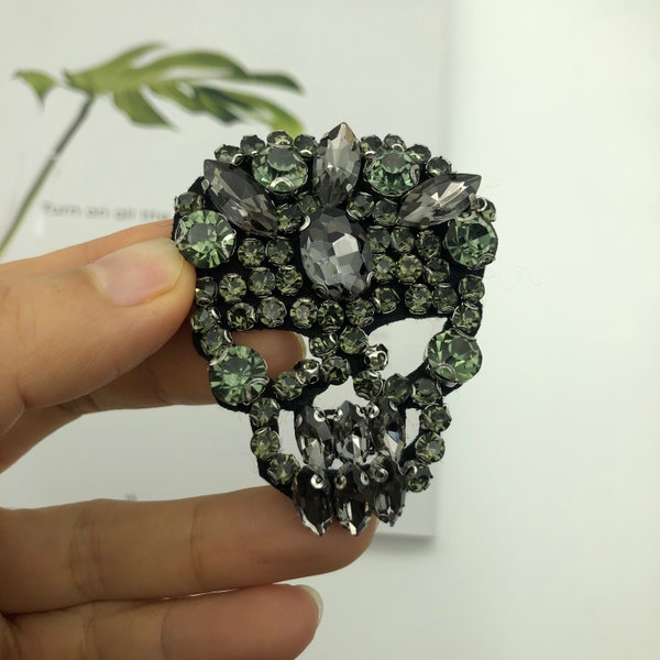 Rhinestone Skull Shoes - Etsy