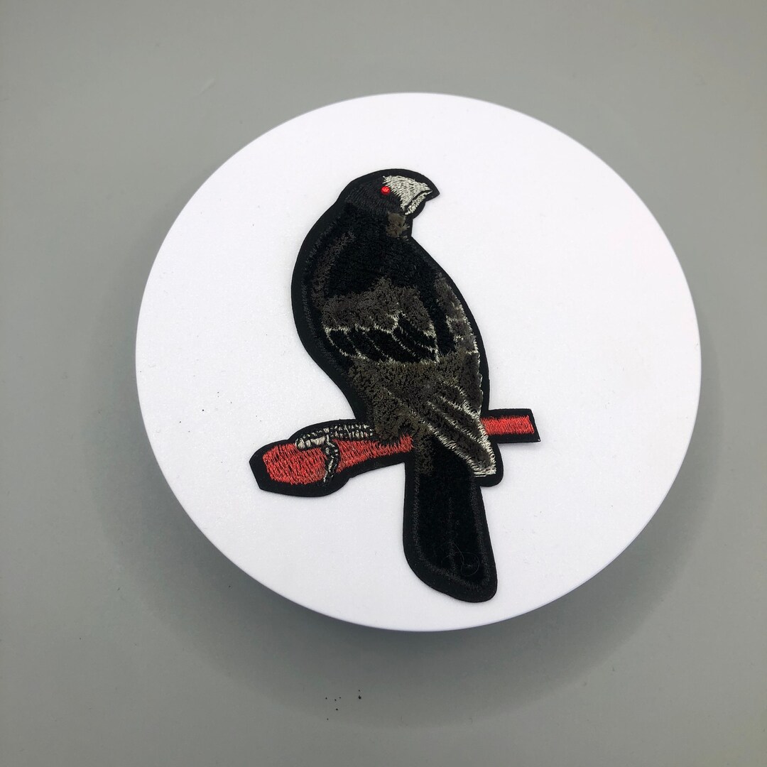 Bird Toothbrush Embroidery Decal Patch Bird Emblem Ironing DIY Clothing ...