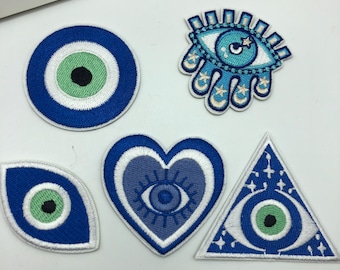 Evil Eyes Patch Set Custom Made F42 - Etsy