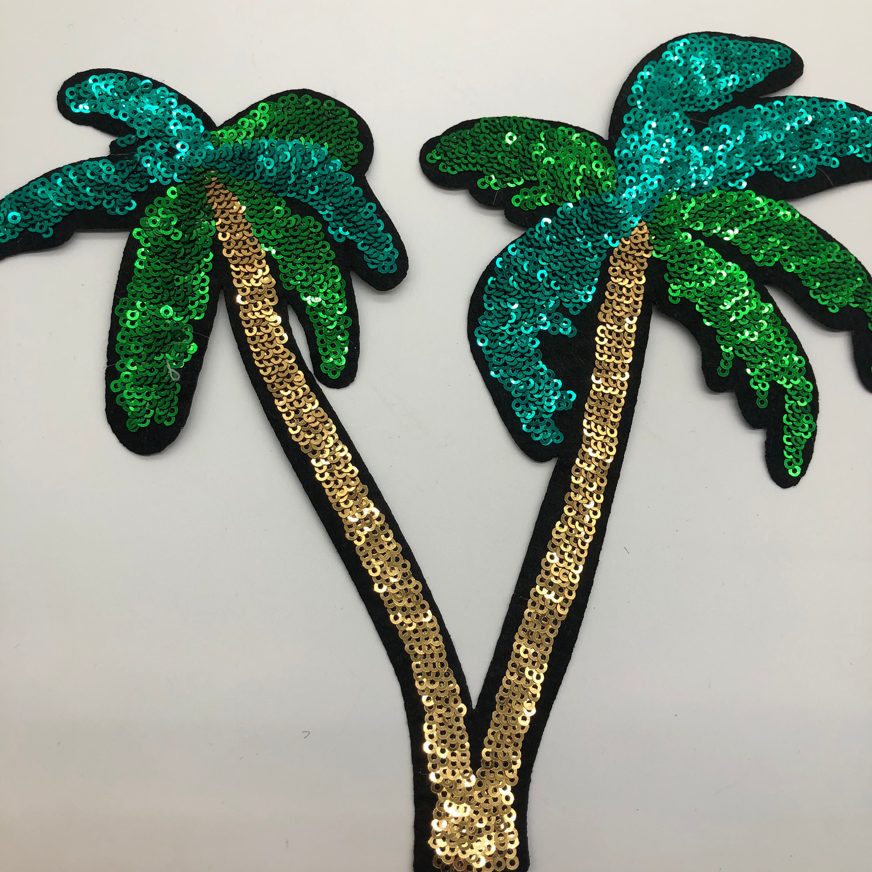 Tropical Coconut Tree Patch Palm Tree Patch Sequin Patch - Etsy
