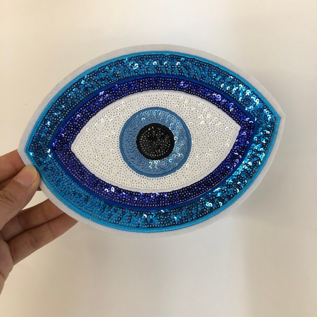 Eye Sequin Patch, Sequin Blindfold Trim for T-shirts or Jeans - Etsy