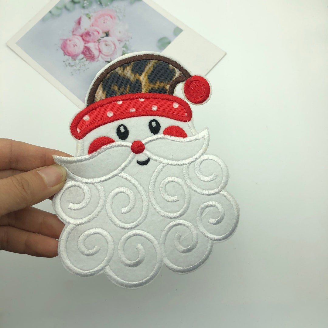 Christmas Patch Santa Claus Embroidery Patch Christmas Patch Ironing ...
