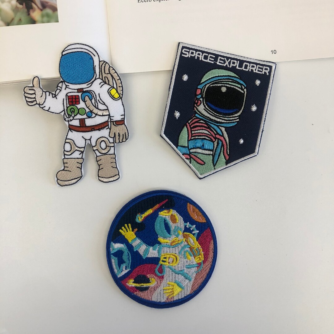 Astronaut Astronaut Patch, Letter Astronaut Embroidery Patch, Astronaut ...