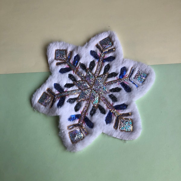 Snowflake Patch - Etsy