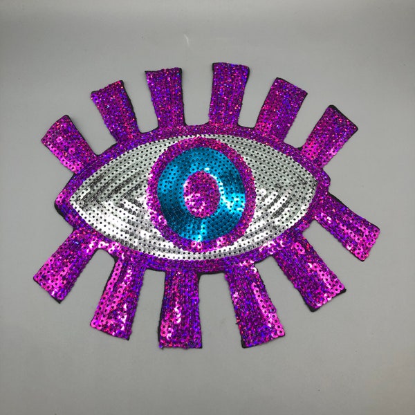Sequin Patch Evil Eye - Etsy