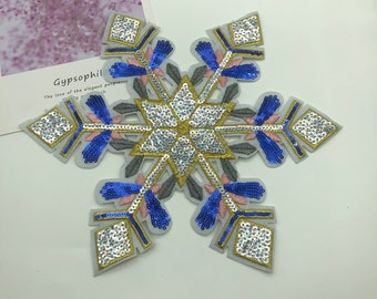 Your Name on a Snowflake Patch Custom Made - Etsy