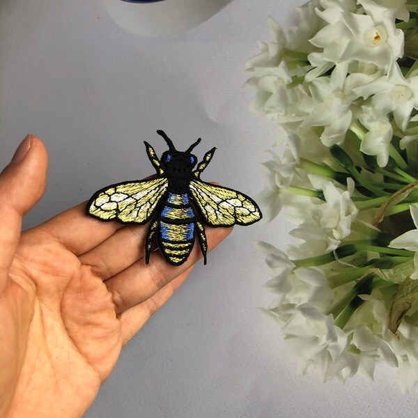 Large Bee Patch - Etsy