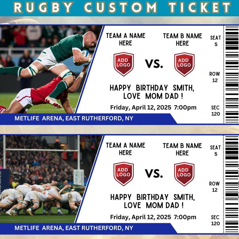 Ticket Gift Rugby Game - 60+ Gift Ideas for 2026