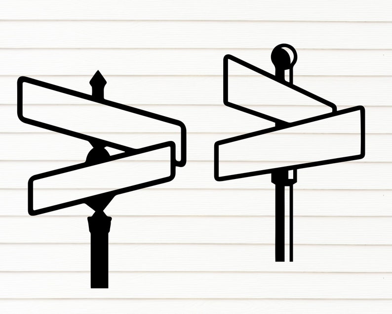 Street Sign Svg Street Sign Png Street Sign Clipart Custom - Etsy